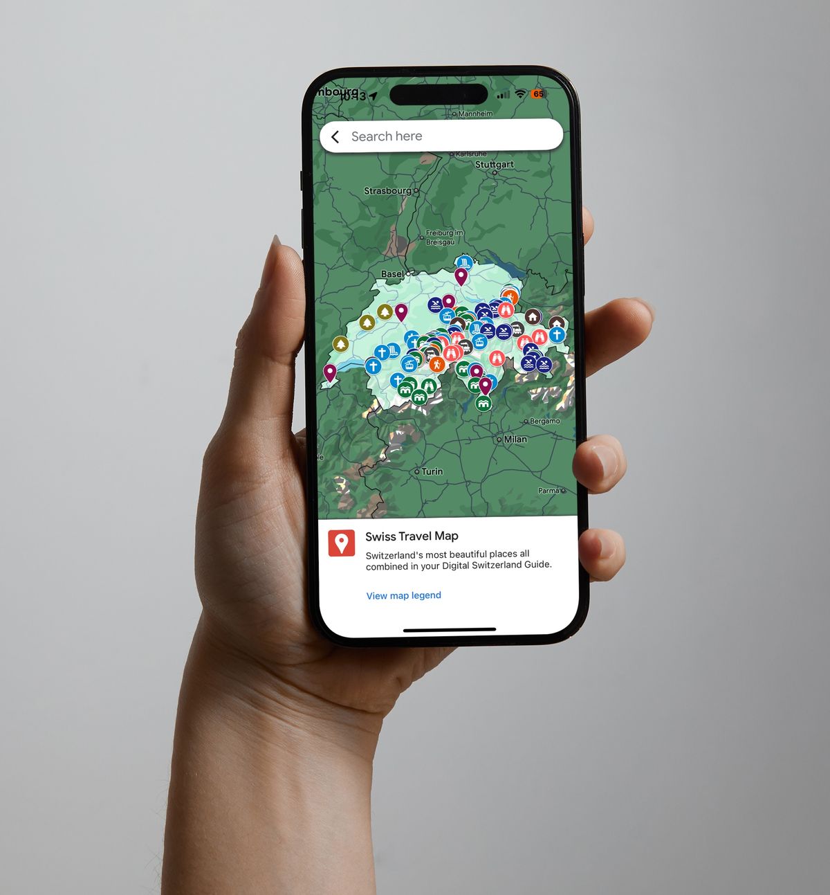 Swiss Travel Map - Plan your Switzerland trip quickly and efficiently