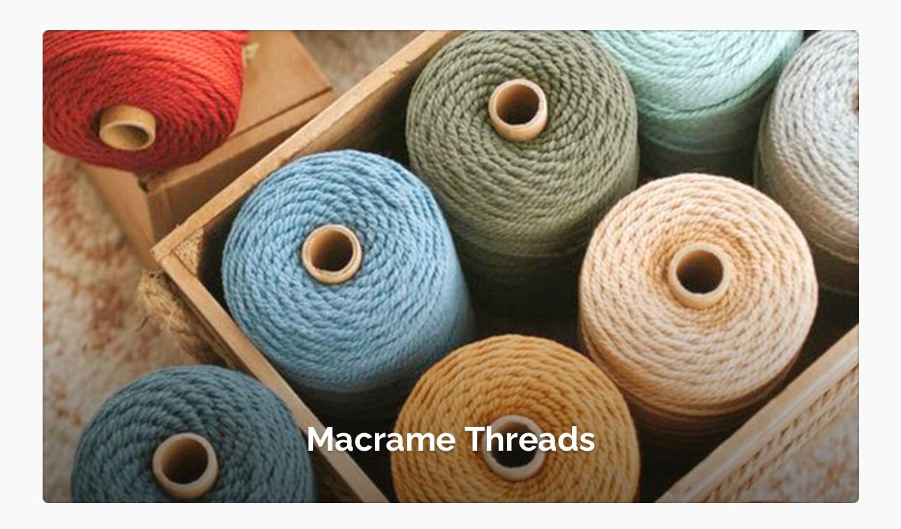 Macrame thread, plant hangers, ropes, macrame workshop, MDF cutout ...