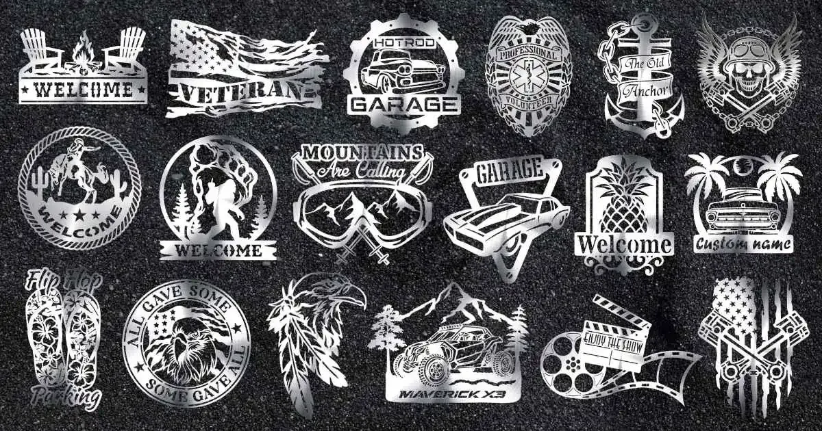 CNC Plasma & Laser Files | 1900+ Cut Ready DXF & SVG Designs